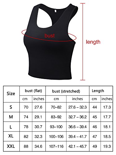 4 Pieces Basic Workout Crop Tank Tops Sleeveless Racerback Sport Tank Top for Women Yoga Running (Black, Charcoal Gray, Olive Green, Medium)