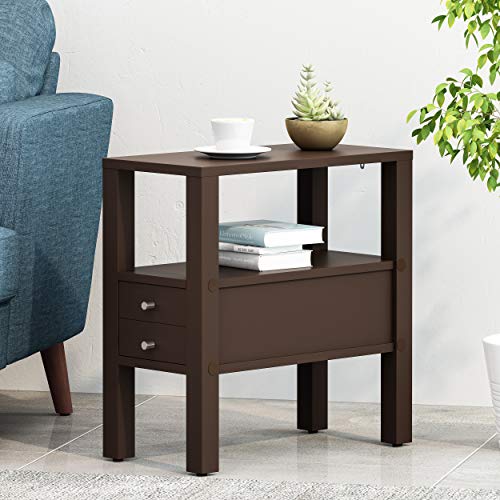 Christopher Knight Home Timber END Table, Dark Walnut