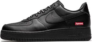 nike mens air force 1 low cu9225 001 supreme - mini box logo black - size 9