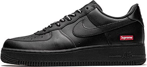 Nike Mens Air Force 1 Low Supreme - Mini Box Logo Black Cu9225 001 Size - 8.5