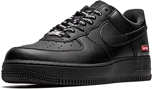 Nike Mens Air Force 1 Low Supreme - Mini Box Logo Black Cu9225 001 Size - 8.5