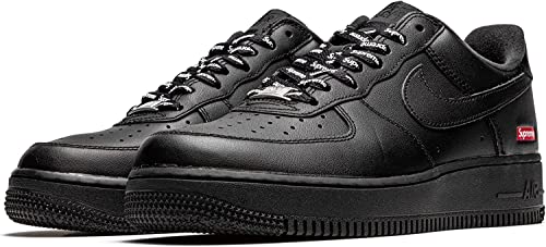 Nike Mens Air Force 1 Low Supreme - Mini Box Logo Black Cu9225 001 Size - 8.5