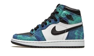 jordan womens air 1 high wmns cd0461 100 tie-dye - size 8.5w