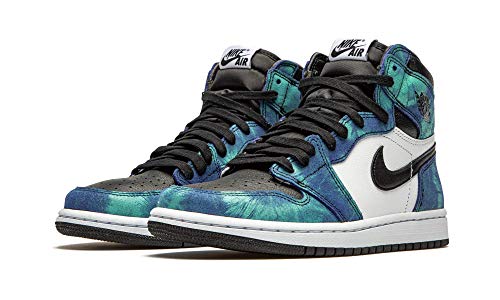 Jordan Womens Air 1 High WMNS CD0461 100 Tie-Dye - Size 8.5W