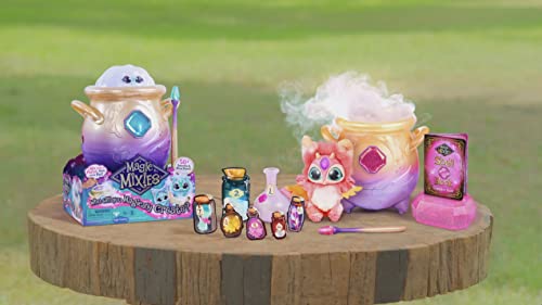 Magic Mixies Magical Misting Cauldron with Interactive 8 inch Pink Plush Toy and 50+ Sounds and Reactions