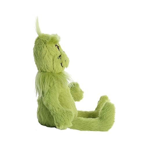 Aurora® Whimsical Dr. Seuss™ Grinch Stuffed Animal - Magical Storytelling - Literary Inspiration - Green 7 Inches