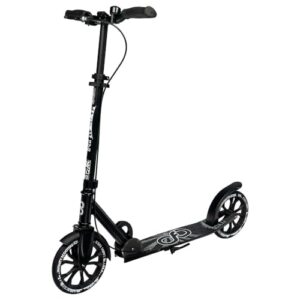 crazy skates tokyo foldable kick scooter (tyo) - features adjustable height handlebars, handbrake and aluminum deck city series