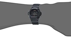 Casio Quartz Fitness Watch with Resin Strap, Gray, 25.5 (Model: W-219H-8BVCF)