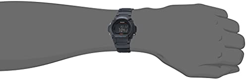 Casio Quartz Fitness Watch with Resin Strap, Gray, 25.5 (Model: W-219H-8BVCF)