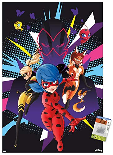 Miraculous - Group Wall Poster with Pushpins