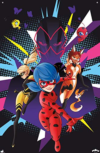 Miraculous - Group Wall Poster with Pushpins