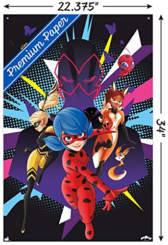 Miraculous - Group Wall Poster with Pushpins