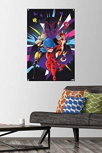 Miraculous - Group Wall Poster with Pushpins