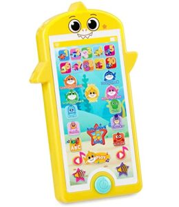 wowwee baby shark's big show! mini tablet for kids – 123 and abc learning toys for toddlers – kids tablets (handheld)