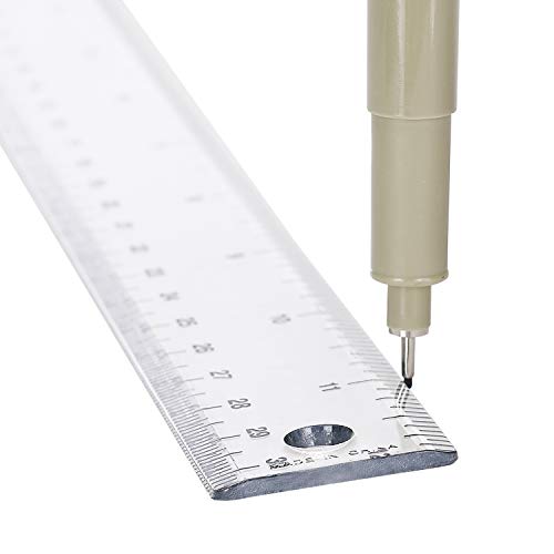 Mr. Pen- 12 Inches Plastic 3 Pack, T Square Ruler, Transparent, Drafting T Square, T Ruler for Crafting, Clear