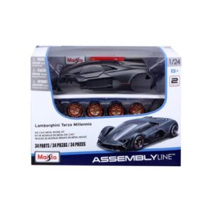 Maisto 1:24 Assembly Line Lamborghini Terzo Millenio - Grey