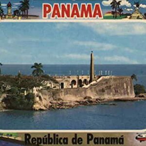 Panama Las Bovedas Panama City, Panama Original Vintage Postcard 1966