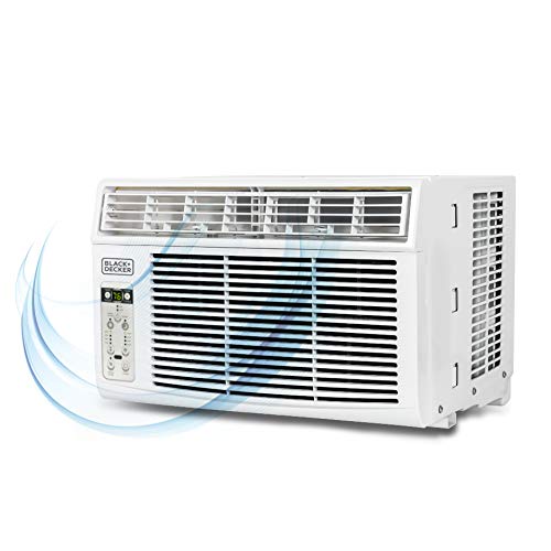 BLACK+DECKER BD06WT6 Window Air Conditioner with Remote Control, 6000 BTU, Cools Up to 250 Square Feet Energy Efficient, White