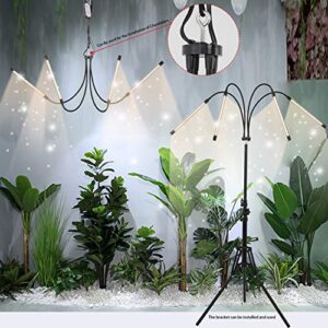 LED Plant Grow Light with Stand,WTINTELL LED Grow Light Full Spectrum for Indoor Plants,10 Dimmable Levels,3 Modes Timing,Tripod Adjustable 15-72 inch.