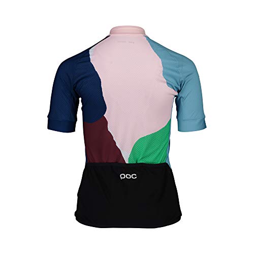 POC, Women's Essential Road Print Jersey, Color Splashes Multi Opal/Basalt, LRG