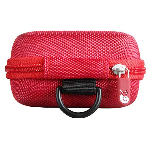 Hermitshell Travel Case for JBL GO2 - Waterproof Ultra Portable Bluetooth Speaker (Red)