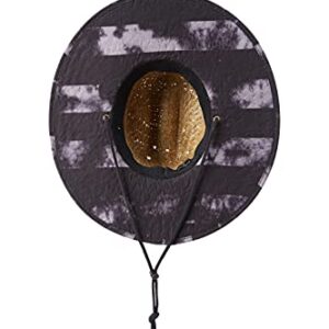 Quiksilver mens Outsider Lifeguard Beach Straw Sun Hat, Black/Camo, Large-X-Large US