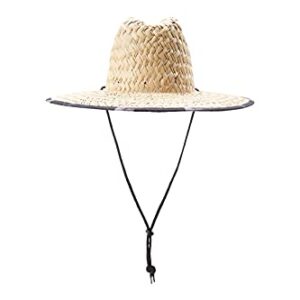 Quiksilver mens Outsider Lifeguard Beach Straw Sun Hat, Black/Camo, Large-X-Large US