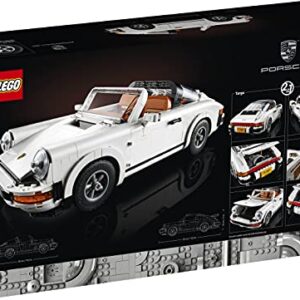 LEGO Icons Porsche 911 10295 Building Set, Collectible Turbo Targa, 2in1 Porsche Race Car Model Kit for Adults and Teens to Build, Gift Idea