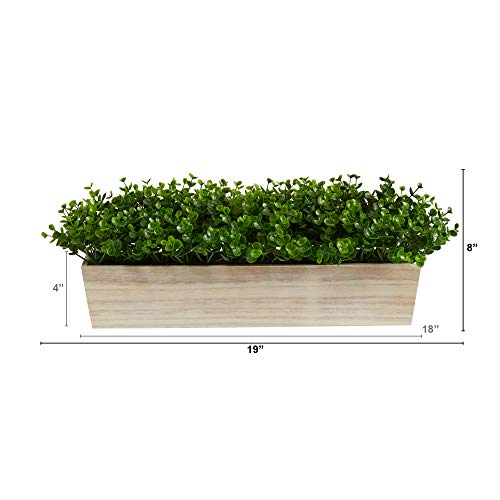 19in. Eucalyptus Artificial Plant in Decorative Planter