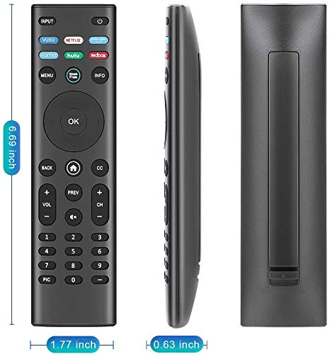 XRT140 Watchfree Smart TV Remote Works with All VIZIO Smart TVs