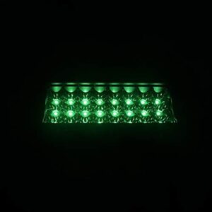 Green Led Off-road Light Bar Pod 36W 7-inch Spot Driving Work Pods Waterproof Fog Lamps for Van Pick-up Truck Car ATV UTV SUV Truck Tractor Boat Fishing Hunting g Deck Trailer Navigation 12V 24V 2pcs