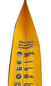 MADEGOOD Organic Cheddar Star Puffed Crackers, 4.26 OZ