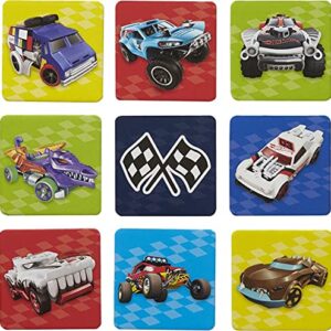 Hot Wheels Make-A-Match Card Game, Match Colors, Images & Shapes, 56 Cards for 2 to 4 Players, Gift for Kids Ages 3 Years & Older