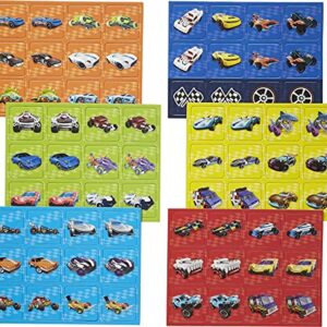 Hot Wheels Make-A-Match Card Game, Match Colors, Images & Shapes, 56 Cards for 2 to 4 Players, Gift for Kids Ages 3 Years & Older