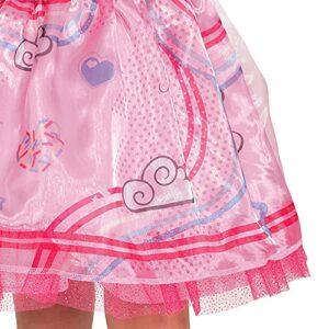 Pinkie Pie Costume for Girls, Official My Little Pony Tutu Dress, Chibi Style Character Outfit, Kids Size Extra Small (3T-4T) Multicolored