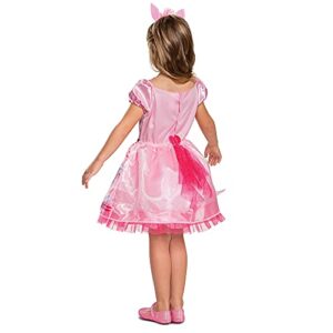 Pinkie Pie Costume for Girls, Official My Little Pony Tutu Dress, Chibi Style Character Outfit, Kids Size Extra Small (3T-4T) Multicolored