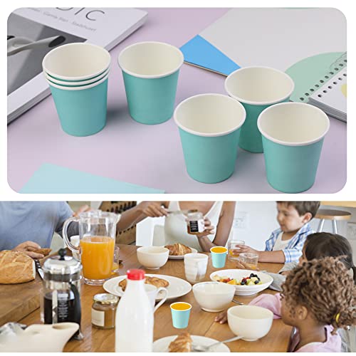 50 Pack 3oz Paper Cups, Bathroom Cups Disposable,Moushwash Cups Small Snack Cups for Water, Juice,Candy Ideal for Party Bathroom and Office