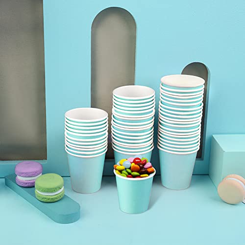 50 Pack 3oz Paper Cups, Bathroom Cups Disposable,Moushwash Cups Small Snack Cups for Water, Juice,Candy Ideal for Party Bathroom and Office