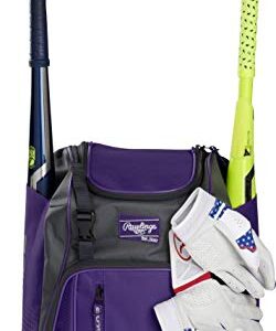 Rawlings Franchise Player's Baseball Backpack, Purple