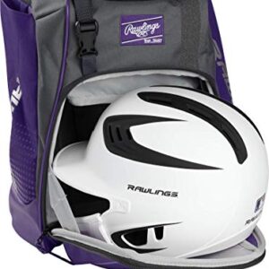 Rawlings Franchise Player's Baseball Backpack, Purple