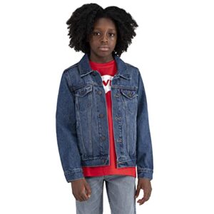 Levi's Boys' Denim Trucker Jacket, Blue, M