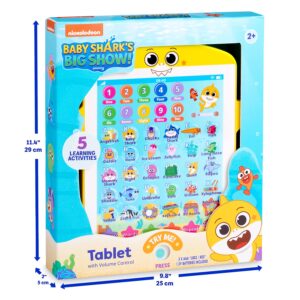 WowWee Baby Shark's Big Show! Kids Tablet – Interactive Educational Toys – Toddler Tablet Makes Learning Fun (Full Size), multicolor