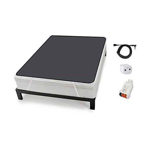 Grounding Mattress Cover for Bed (Queen Size), Like grounding Sheets for earthing, Improve Sleep with Clint Ober's EARTHING Products (Available in Cal King, Split King, King, Full, Twin, Twin XL)