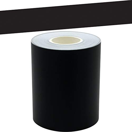 Teacher Created Resources Black Straight Rolled Border Trim, 50 Feet