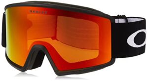 oakley target line l matte black w/fire iridium