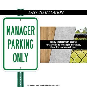 Reserved Parking Sign One Parking Space Per Owner Only, Violators Will Be Towed Away at Vehicle Owner's Expense | 12" X 18" Heavy-Gauge Aluminum Rust Proof Parking Sign | Made in The USA