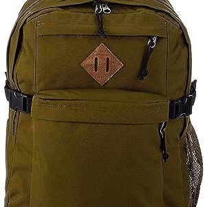 JanSport Main Campus Backpack - Travel, or Work Bookbag w 15-Inch Laptop Sleeve and Dual Water Bottle Pockets, Army Green