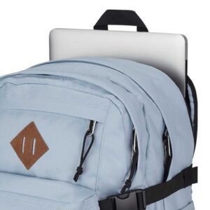 JanSport Main Campus Backpack - Travel, or Work Bookbag w 15-Inch Laptop Sleeve and Dual Water Bottle Pockets, Blue Dusk