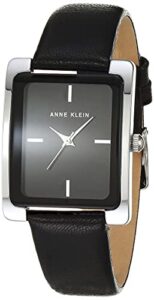 anne klein women's leather strap watch, ak/2706