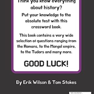 The ultimate history crossword book: Perfect gift for anyone who loves history and crosswords | A4 (History Activity Books)